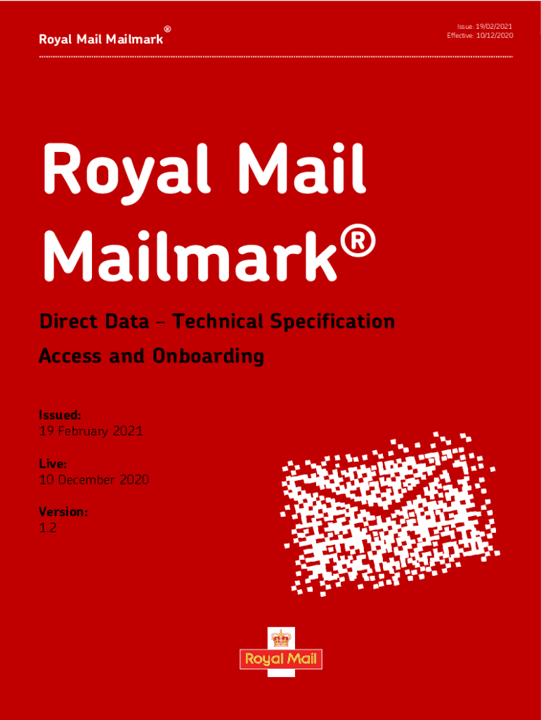 Fillable Online Direct Data Technical Specification Fax Email Print - pdfFiller