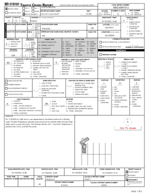 Fillable Online TRAFFIC CRAsh Report - OHIO - City of Mason Fax Email ...