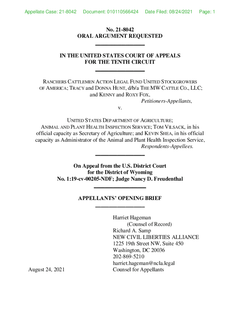 Fillable Online Oral Argument FormsTenth CircuitThe United States Court ...