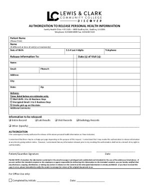 Fillable Online Release of Information Form2023- Suggested Revision1.docx Fax Email Print ...