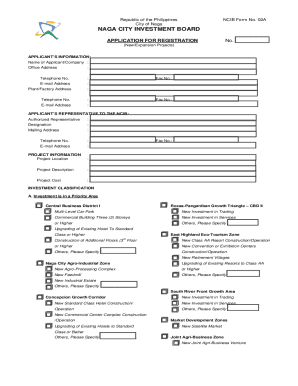 Fillable Online BIPC FORM B-01 APPLICATION NO. Fax Email Print - pdfFiller