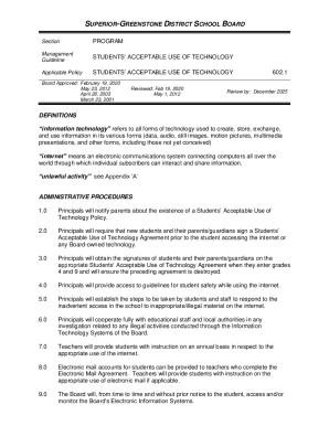 Fillable Online Board Policy 6163.4: Student Use of Technology ...