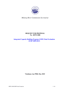 Fillable Online Request for Proposal: Integrated Capacity Building ...