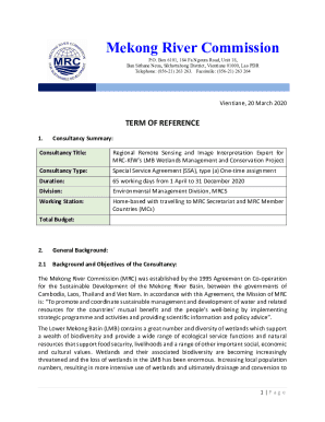 Fillable Online TERM OF REFERENCE Fax Email Print - pdfFiller