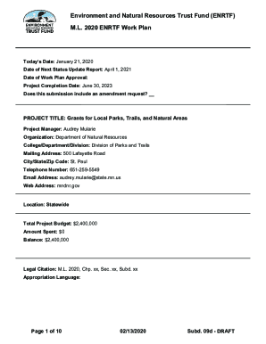 Fillable Online PROJECT TITLE: Grants for Local Parks, Trails, and ...