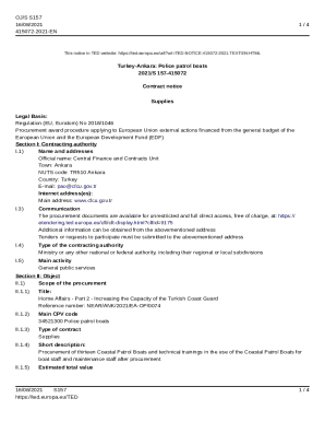 Fillable Online Services - 415085-2021 - TED Tenders Electronic Daily ...