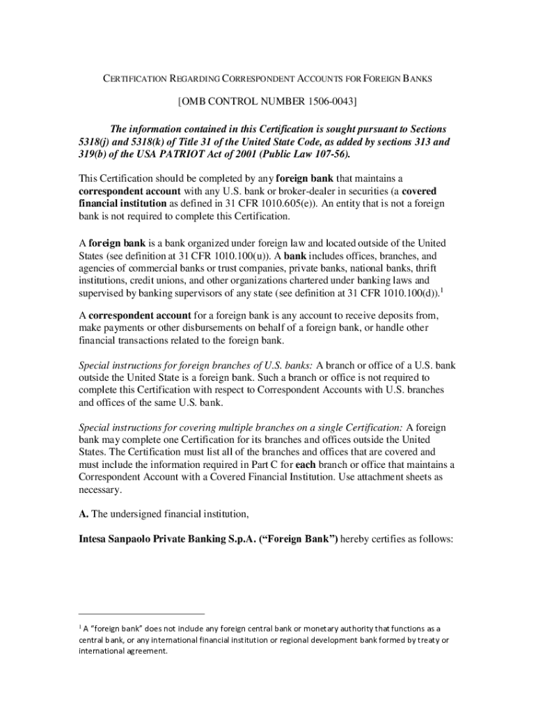 Fillable Online financial institution as defined in 31 CFR 1010 Fax Email Print - pdfFiller