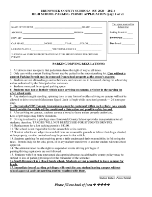 Fillable Online New Student Enrollment - Brunswick County Schools Fax Email Print - pdfFiller
