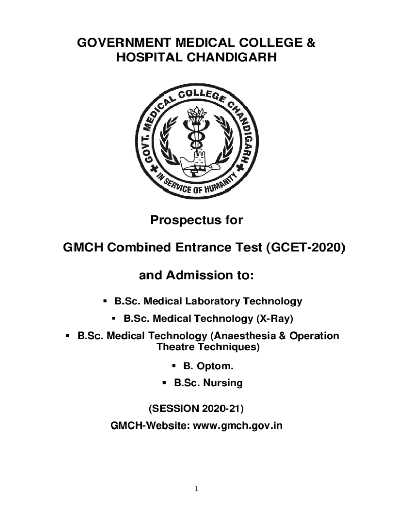 Fillable Online gmch gov Government Medical College - Wikipedia Fax Email Print - pdfFiller