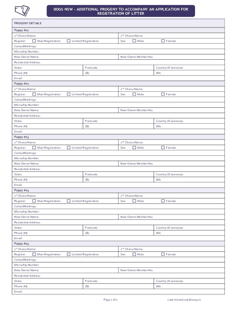 Fillable Online KC-Litter-application-form1.pdf - Warwick Whelping ...