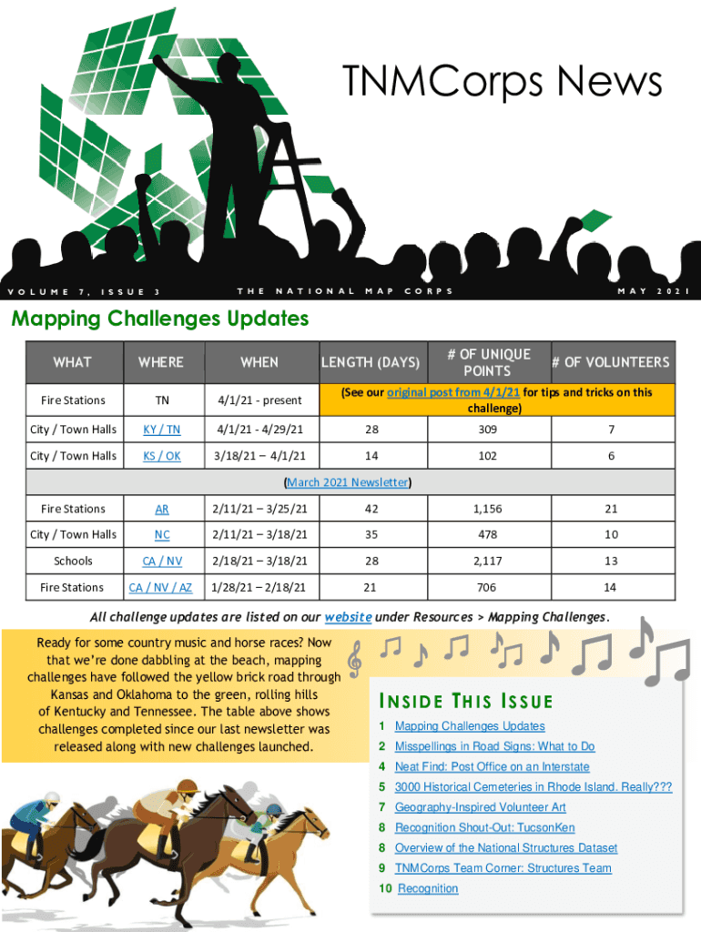 Fillable Online The National Map Corps NewsletterU.S. Geological Survey ...
