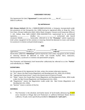 Fillable Online 1 Conveyance Deed - RERA Punjab Fax Email Print - pdfFiller