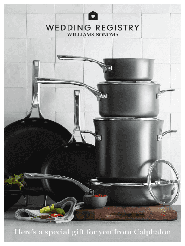 Fillable Online Wedding Registry Wording Examples and Etiquette - The ...