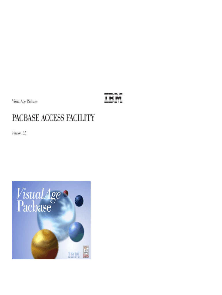 Fillable Online VisualAge Pacbase: Structured Code - manuals.plus Fax Email Print - pdfFiller