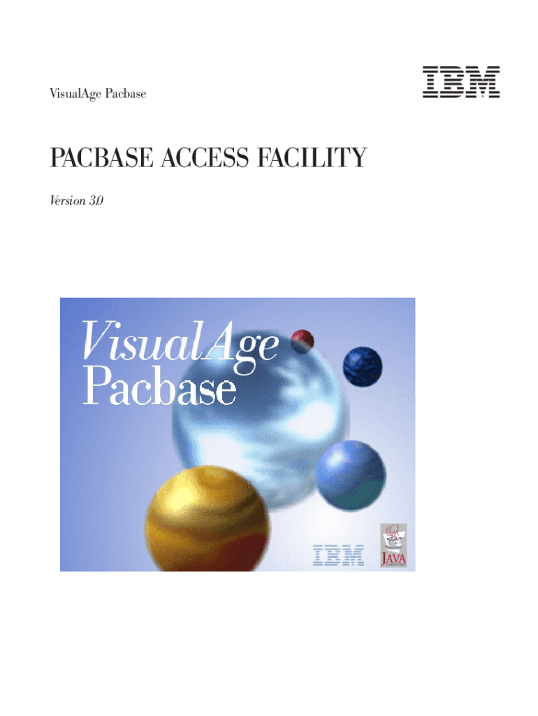 Fillable Online VisualAge Pacbase: PACBASE ACCESS FACILITY - FTP Directory ... Fax Email Print ...