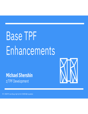 Fillable Online z/TPF Communication and Security Enhancements - IBM Fax ...