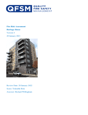 Fillable Online Fire Risk Assessment And Action Plan Fax Email Print ...