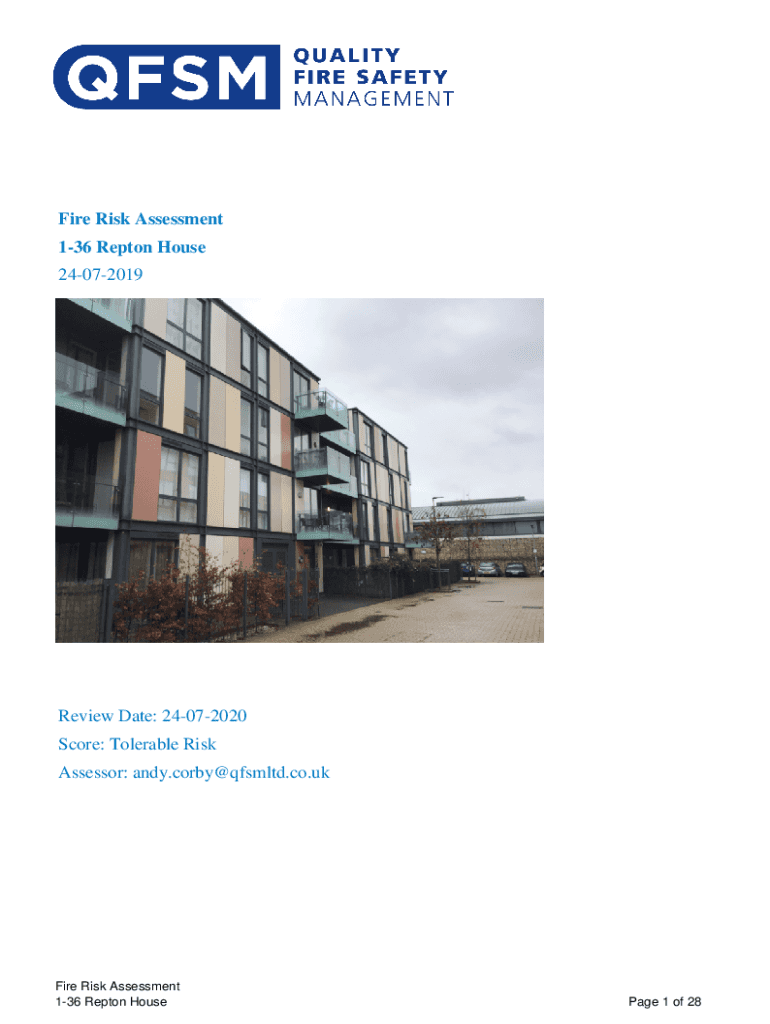 Fillable Online Fire Risk Assessment Overview : Firesafe.org.uk Fax ...