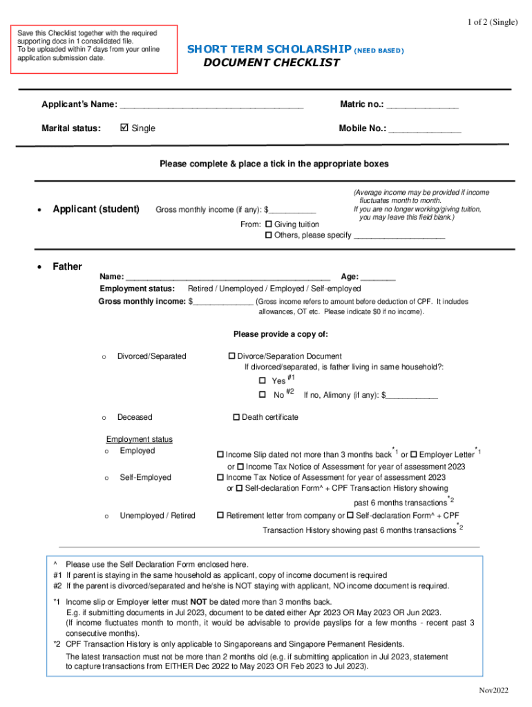 Fillable Online www3 ntu edu Folder 2: Required Consolidated Grant ...