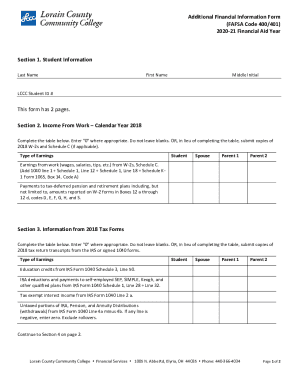 Fillable Online 2021 Additional Financial Information Form Fax Email Print - pdfFiller