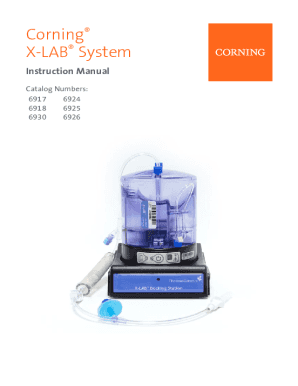 Fillable Online Corning X-LAB System - Scientific Laboratory Supplies ...