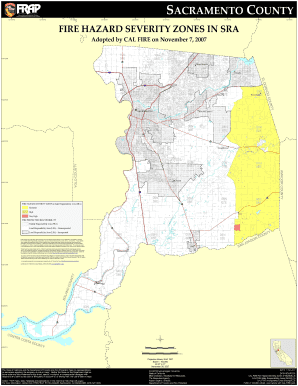 Fillable Online osfm fire ca Fire Hazard Severity Zones Map - State ...