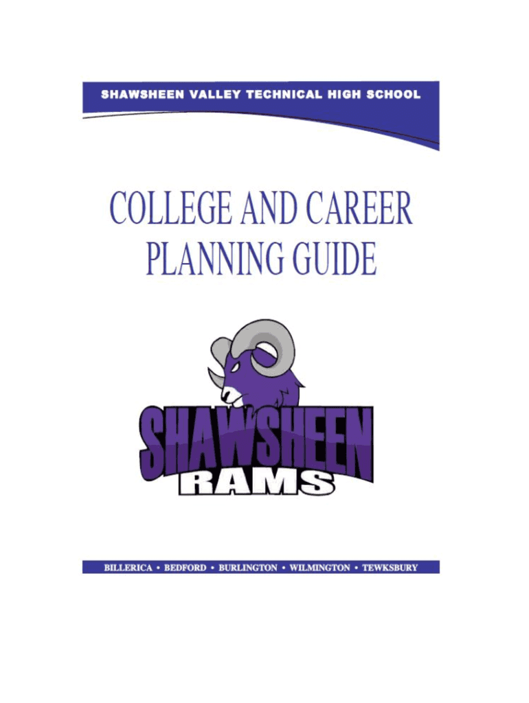 Fillable Online THE PARTS OF THE APPLICATION - Shawsheen Valley ...