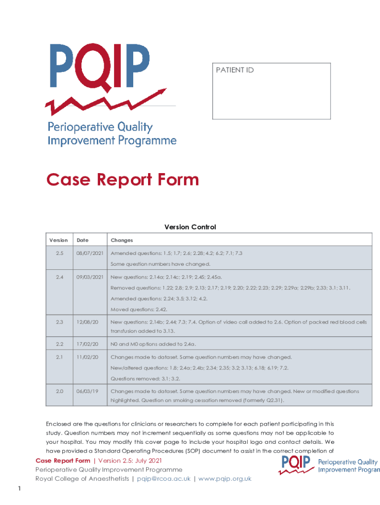 Fillable Online pqip org Changes Fax Email Print - pdfFiller