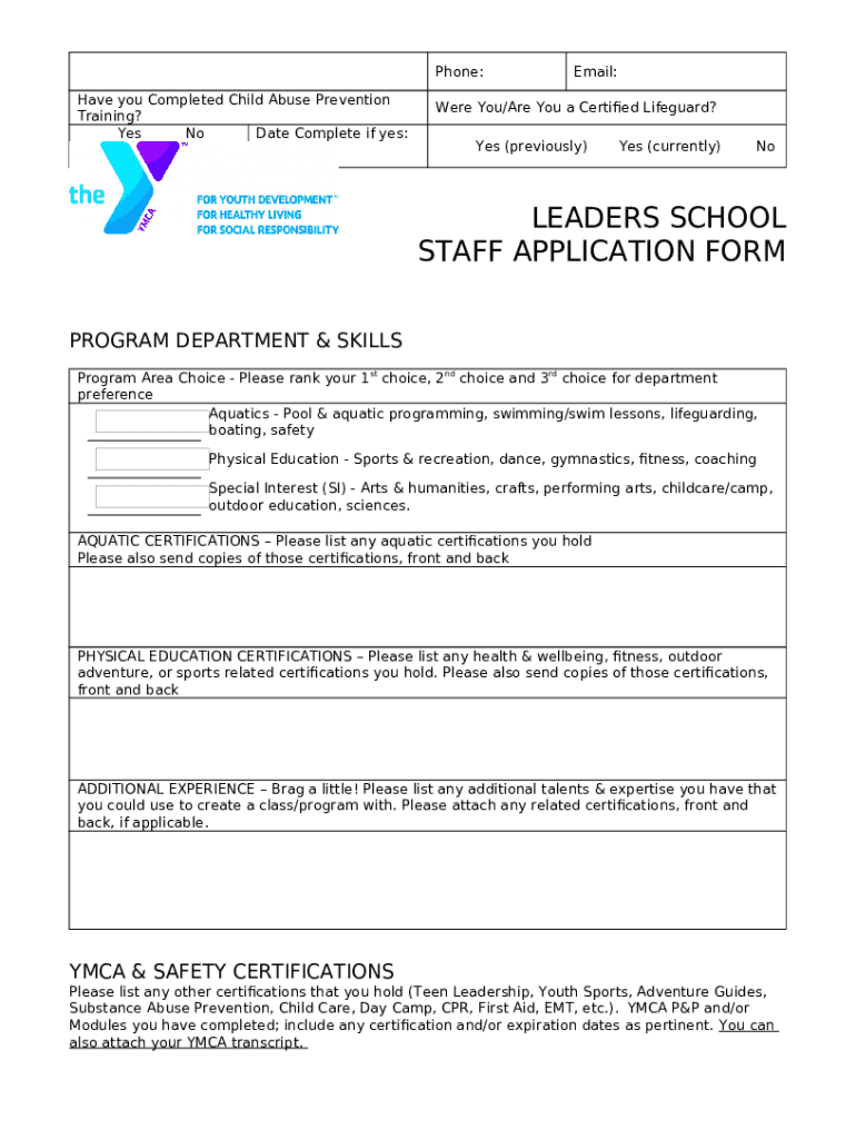 What does the YMCA Leaders program mean to you? - YouTube Doc Template ...