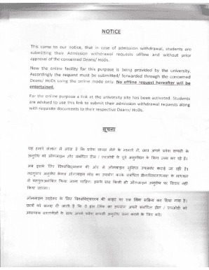 Fillable Online Fee refund Notification and Form2.pdf Fax Email Print ...