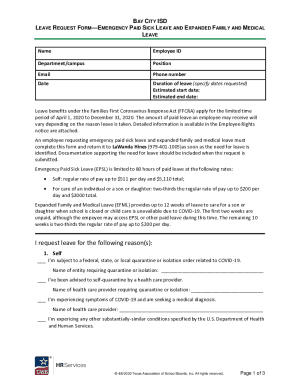Fillable Online Extended Sick Leave Request and Physician Statement Fax ...