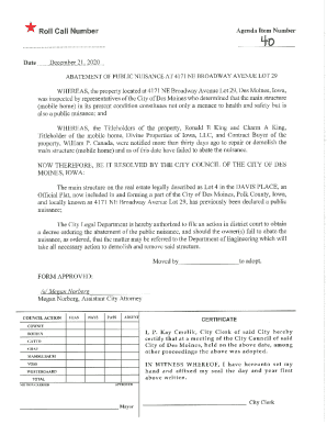 Fillable Online Article 7. Public Nuisances :: California Public ...