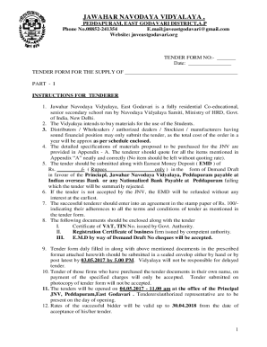 Fillable Online About JNV PEDDAPURAM, EAST GODAVARI-1 Fax Email Print - pdfFiller