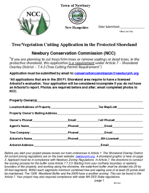 Fillable Online Tree/Vegetation Cutting Application in the Protected ...