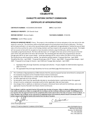 Fillable Online ww charmeck CERTIFICATE NUMBER: HDCADMRM-2019-00148 Fax ...