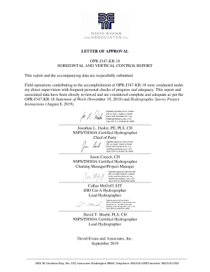 Fillable Online Horizontal and Vertical Control Report Fax Email Print ...