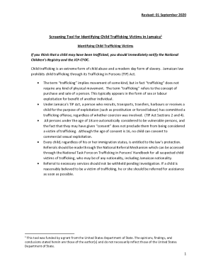 Fillable Online Screening Tool for Identifying Child Trafficking ...