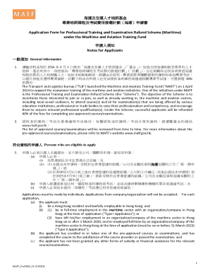 Fillable Online Application Form for Professional Training and ... Fax ...