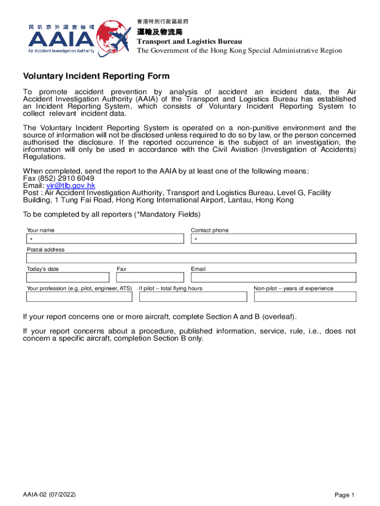 Fillable Online VIR Form Fax Email Print - pdfFiller