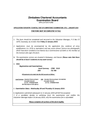 Fillable Online ITC Exam Results - SAICA Fax Email Print - pdfFiller