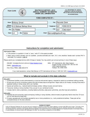 Fillable Online form completed by - Incarceration Transparency Fax ...