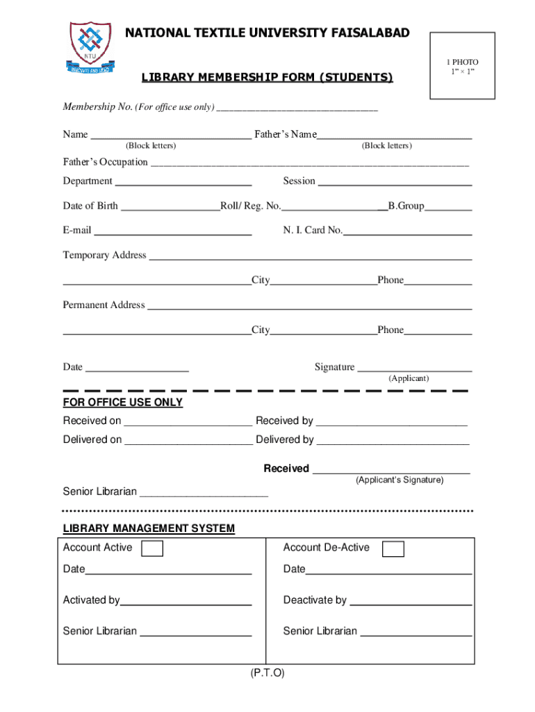 Fillable Online ntu edu Department of Materials NTU, Faisalabad. Fax Email Print - pdfFiller