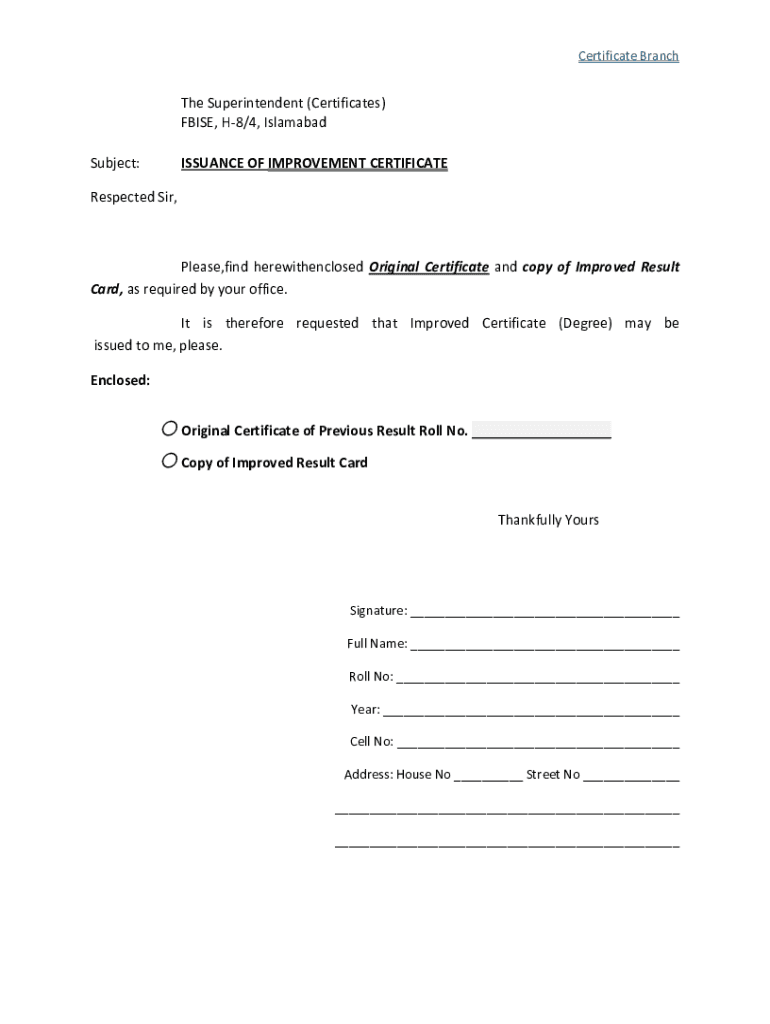 Fillable Online duplicate certificate /mark sheet /registration card ...