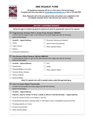 Fillable Online Oxygen Saturation Monitors, BP Monitors, and ... Fax ...