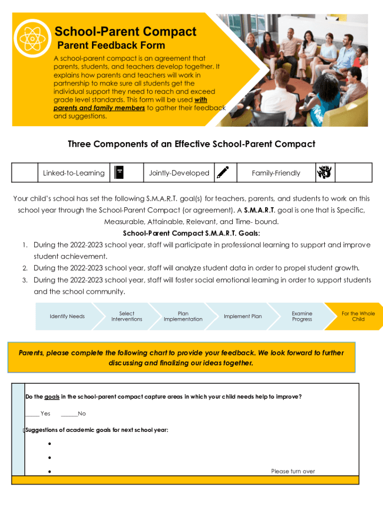 Fillable Online 2021/2022 Compact Parent & Family Members Feedback Form ...