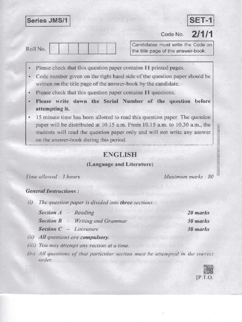 Fillable Online Question paper Fax Email Print - pdfFiller