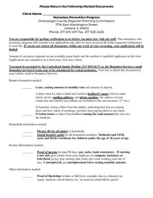 Fillable Online Emergency Rent Assistance Program Fax Email Print ...