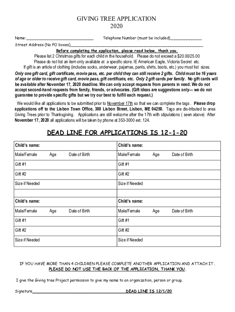 Fillable Online Write a Letter to Santa and Get Gifts - Be An Elf Fax Email Print - pdfFiller