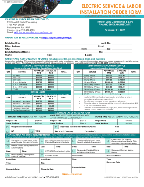 Fillable Online Domestic Electrician Services - Mr Electric Fax Email ...