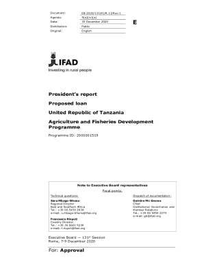 Fillable Online President's Report Template (EB in Session) - English ...